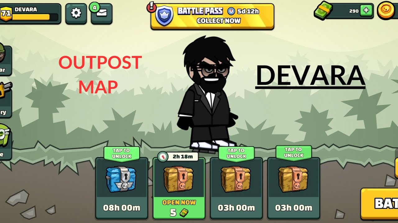 Mini Militia Outpost map | DEVARA - YouTube