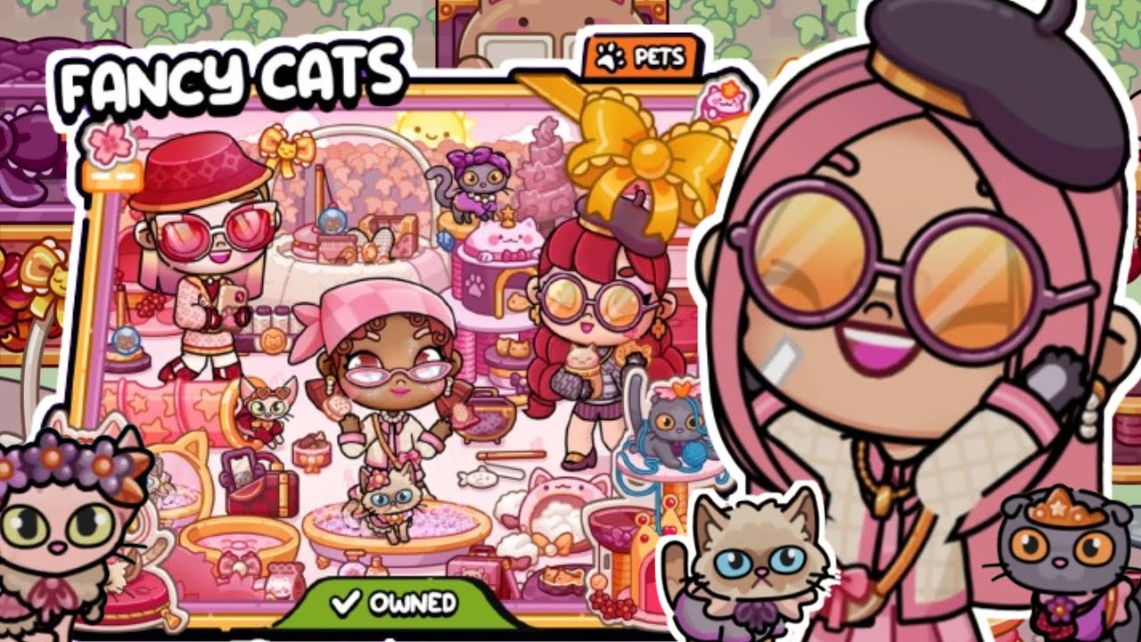 FANCY CATS Avatar World 🐈🐈‍⬛😽 Avatar World - YouTube