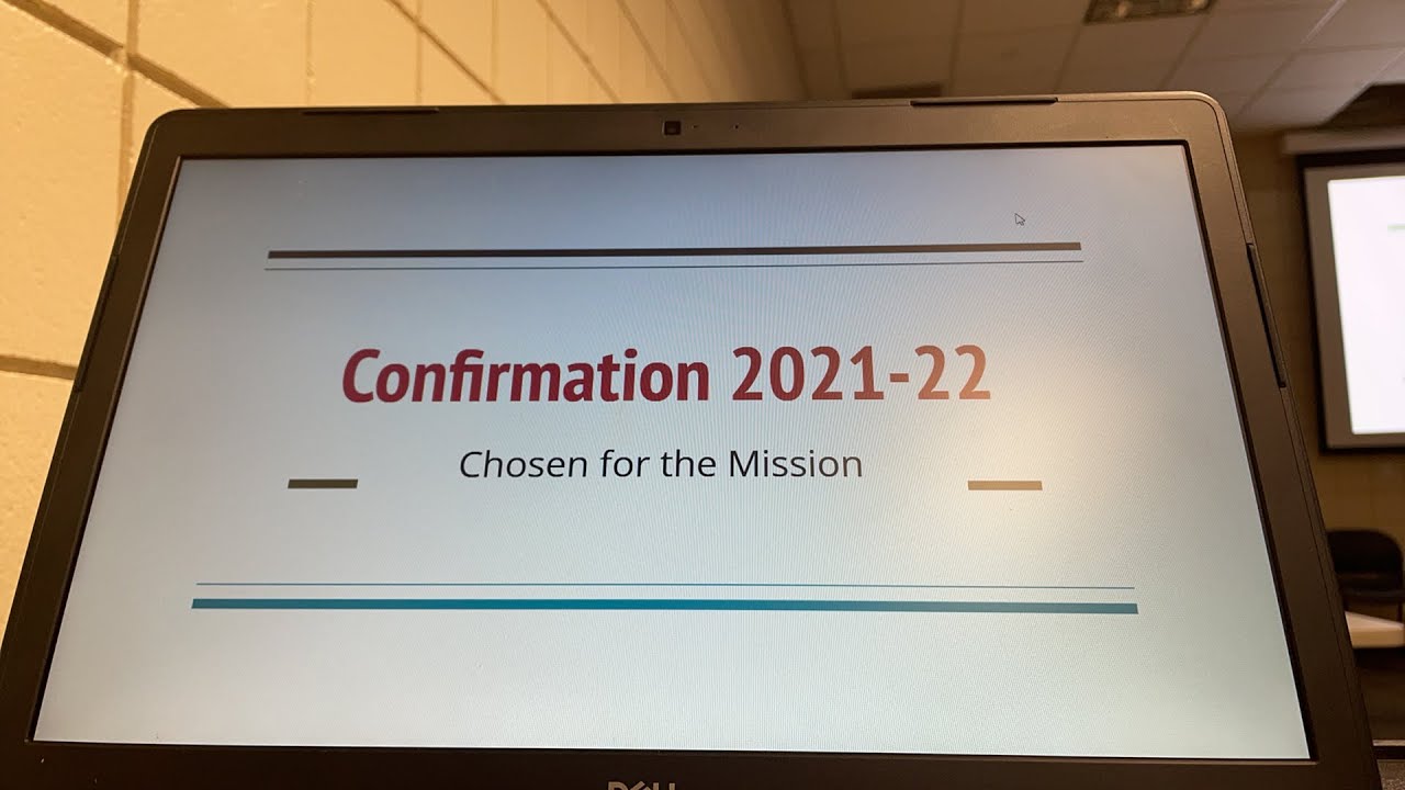 2021-2022 Confirmation Orientation - YouTube