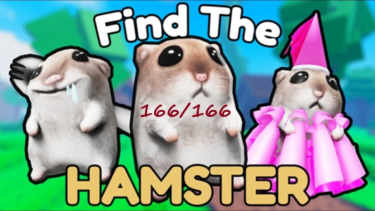 How to get all 166 Hamsters in Find The Hamster (Roblox) - YouTube