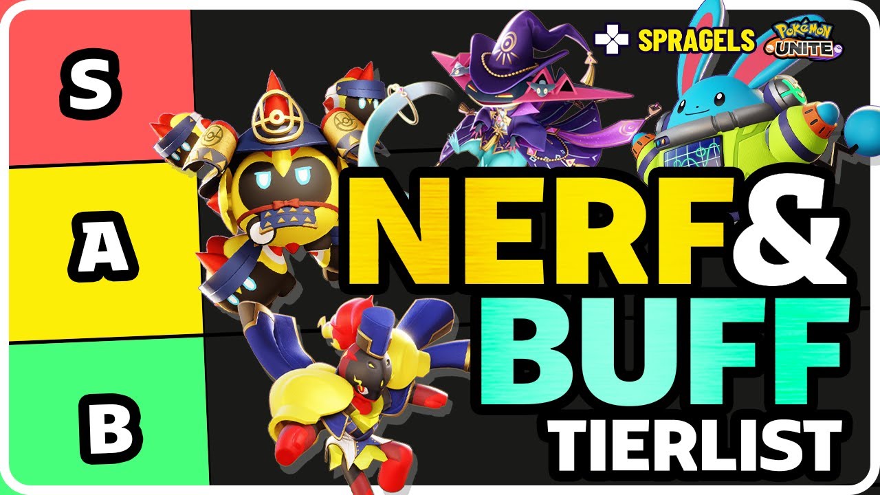 NEW Pre Darkrai *Nerf Buff* Pokemon Unite Tier List - YouTube