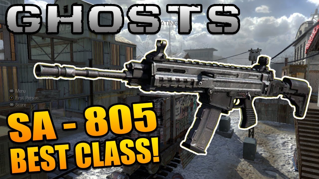 Call of Duty Ghosts: "SA-805" Best Class Setup - SA-805 Assault Rifle ...