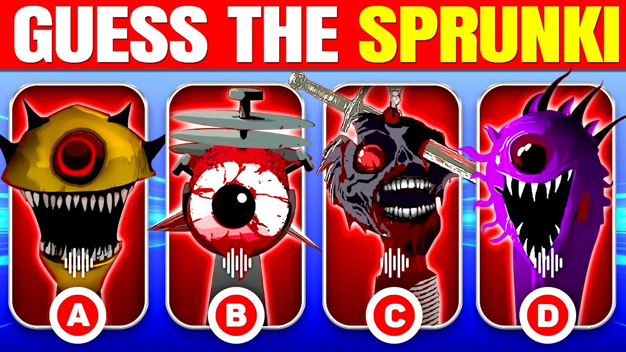 Guess The PHASE 6 SPRUNKI Characters By Their VOICE? 🔊 Incredibox ...