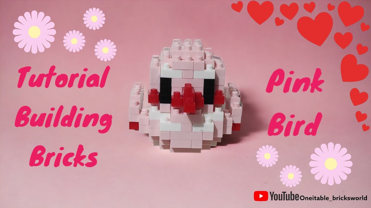 Tutorial building bricks Pink Bird - YouTube