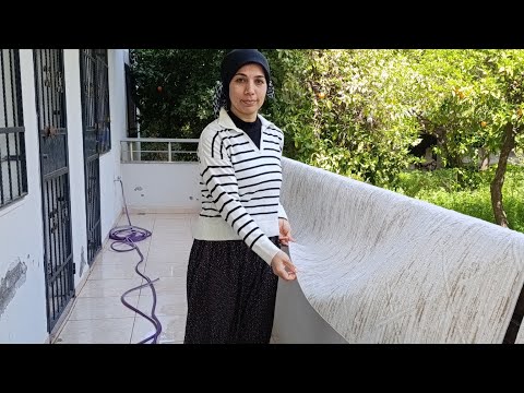 YENİ ALDIĞIM HALILARI YIKADIM ✅#temizlik #video #minivlog #temizlikvlog 