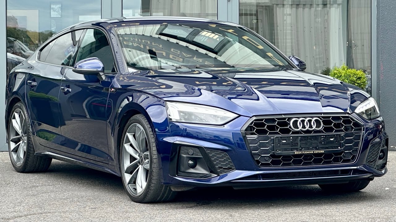 Audi, A5, 35 Tdi, S-Line, Low KM, 2021. Blue/ Purple. - YouTube