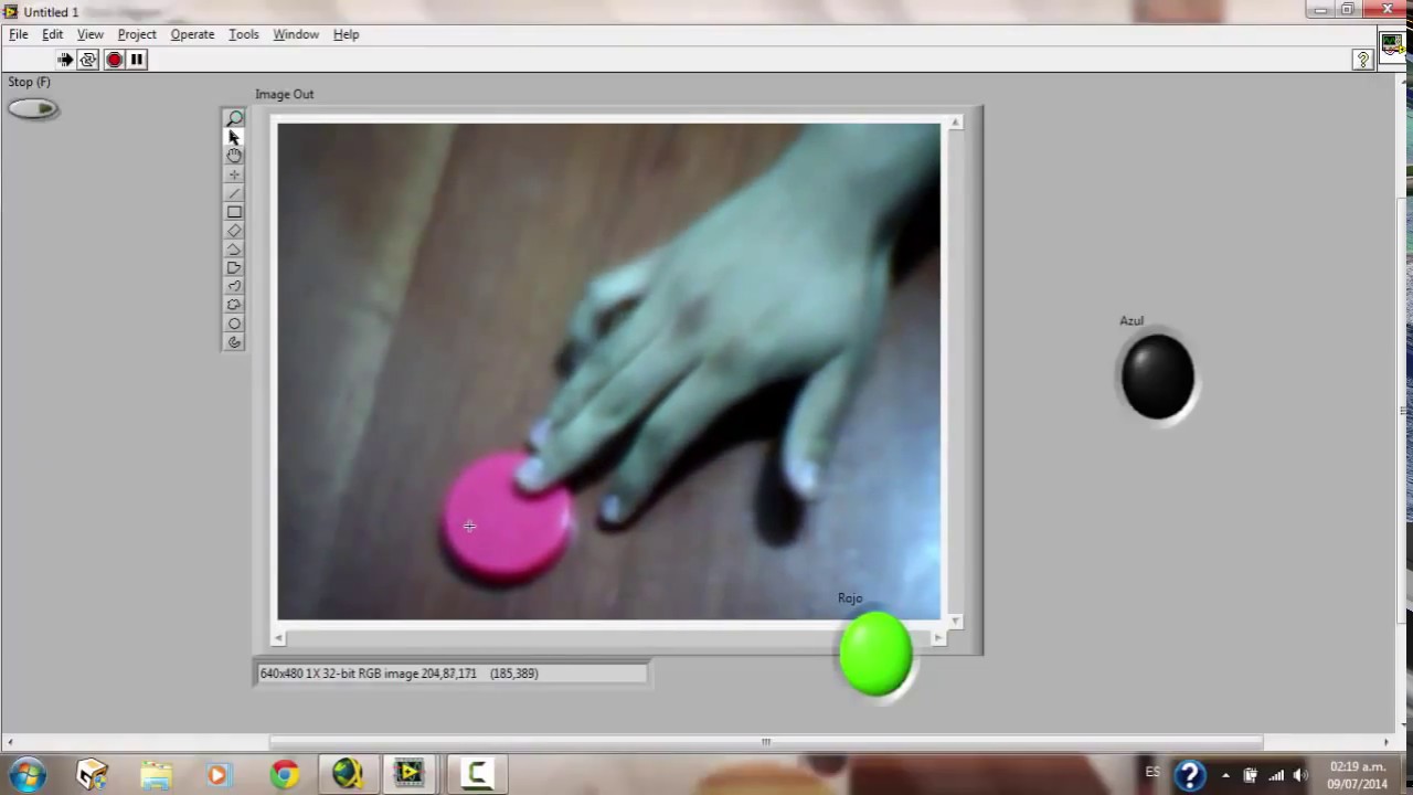 LabView Programa Basico de Vision 1 4 color - YouTube