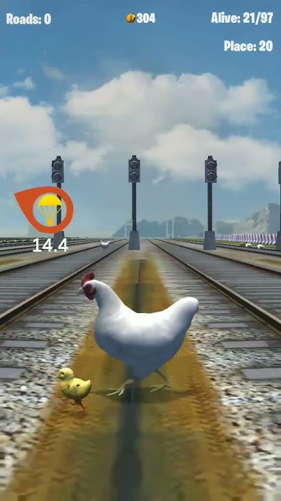 chicken road crossing game #shorts - YouTube