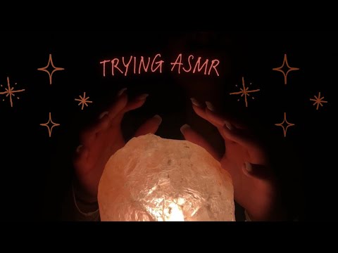 trying ASMR 😴😴 - YouTube