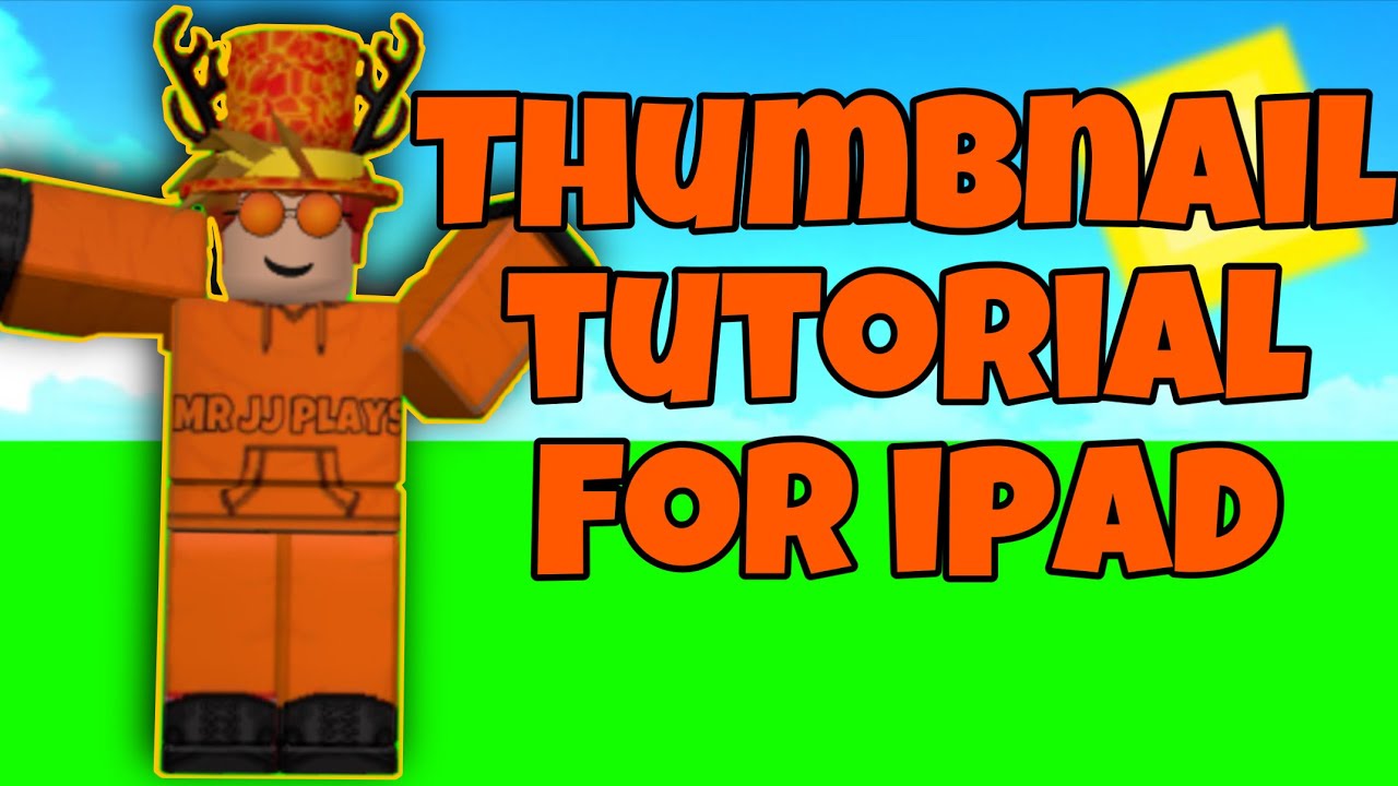 Roblox thumbnail tutorial for mobile - YouTube