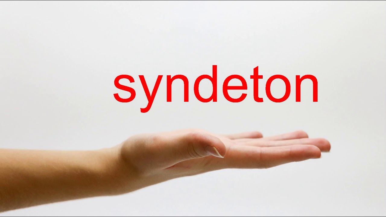 How to Pronounce syndeton - American English - YouTube