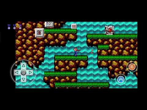 #retrogaming # contra # stage 3 Waterfall...... - YouTube