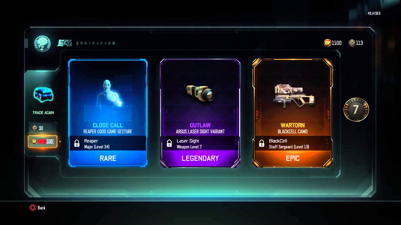 First bo3 supply drop opening 2400 COD POINTS - YouTube