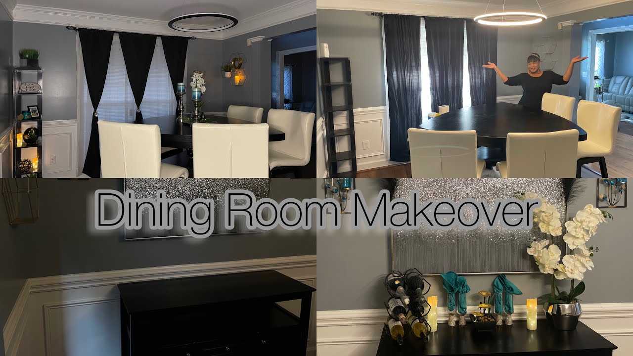 Decorating and Cleaning my Dining Room/Cleaning Motivation - YouTube