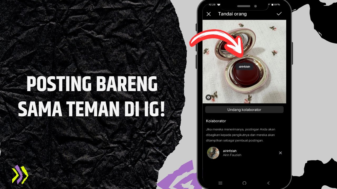 Cara Posting Bersama Di Postingan Instagram Hp Vivo - YouTube