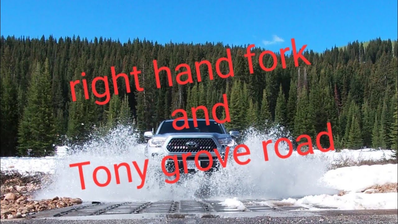 right hand fork and Tony grove road. - YouTube