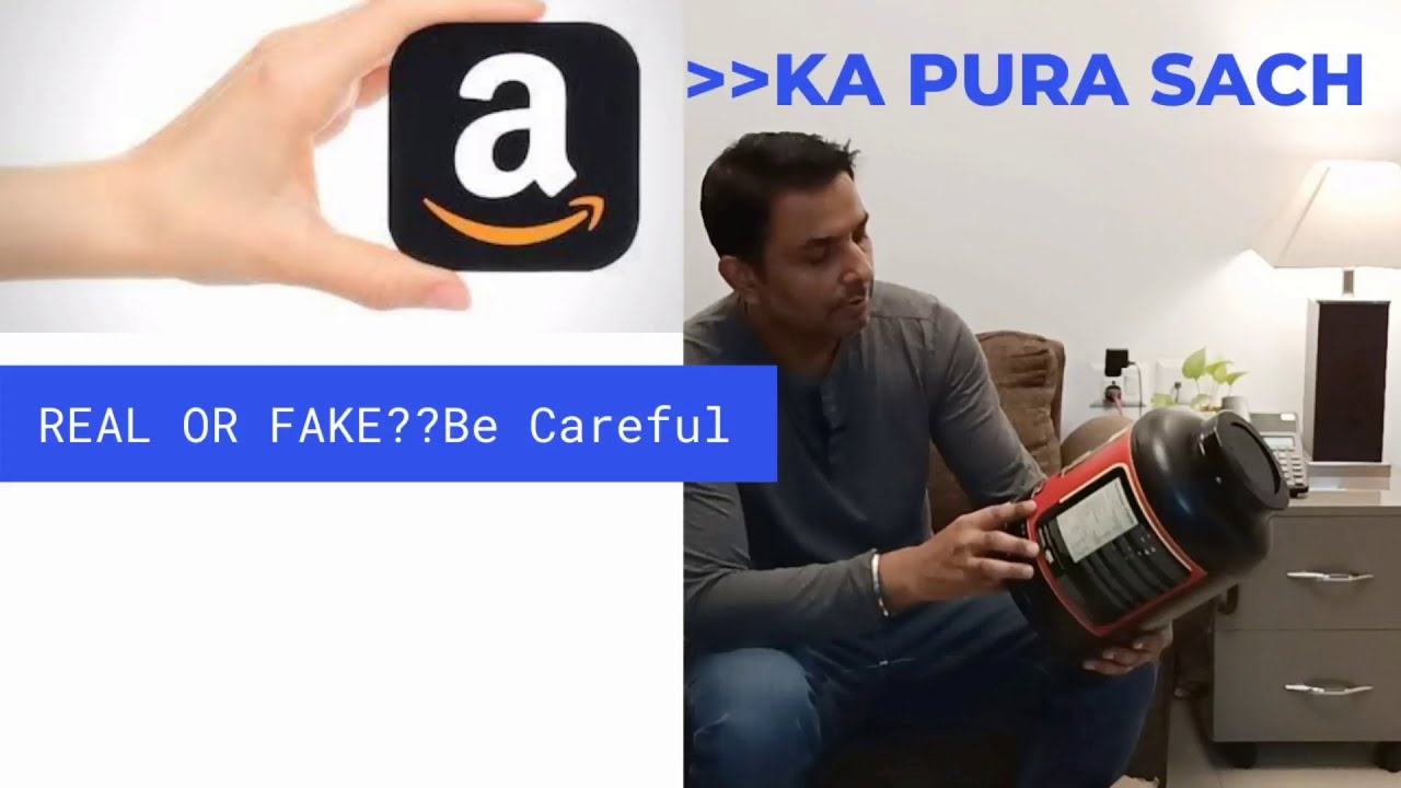 AMAZON deliver fake ON?? Fake OPTIMUM NUTRITION Whey India|| How to ...