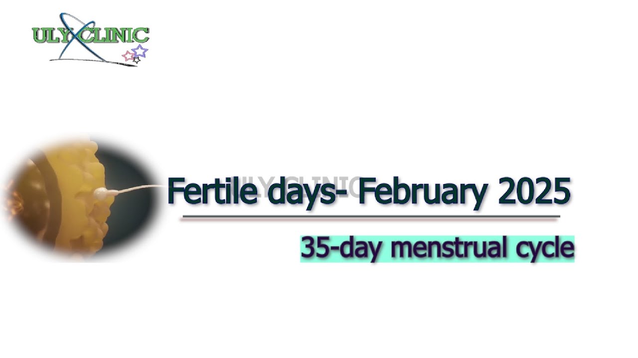 Fertile days February 2025- 35-day menstrual cycle - YouTube
