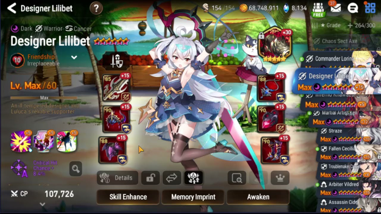 Epic Seven Discussions: Designer Lilibet (Follow up/Replacement) - YouTube