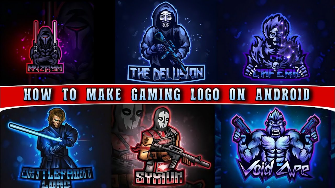How to Make Best Gaming Logo On Mobile | gaming logo - YouTube