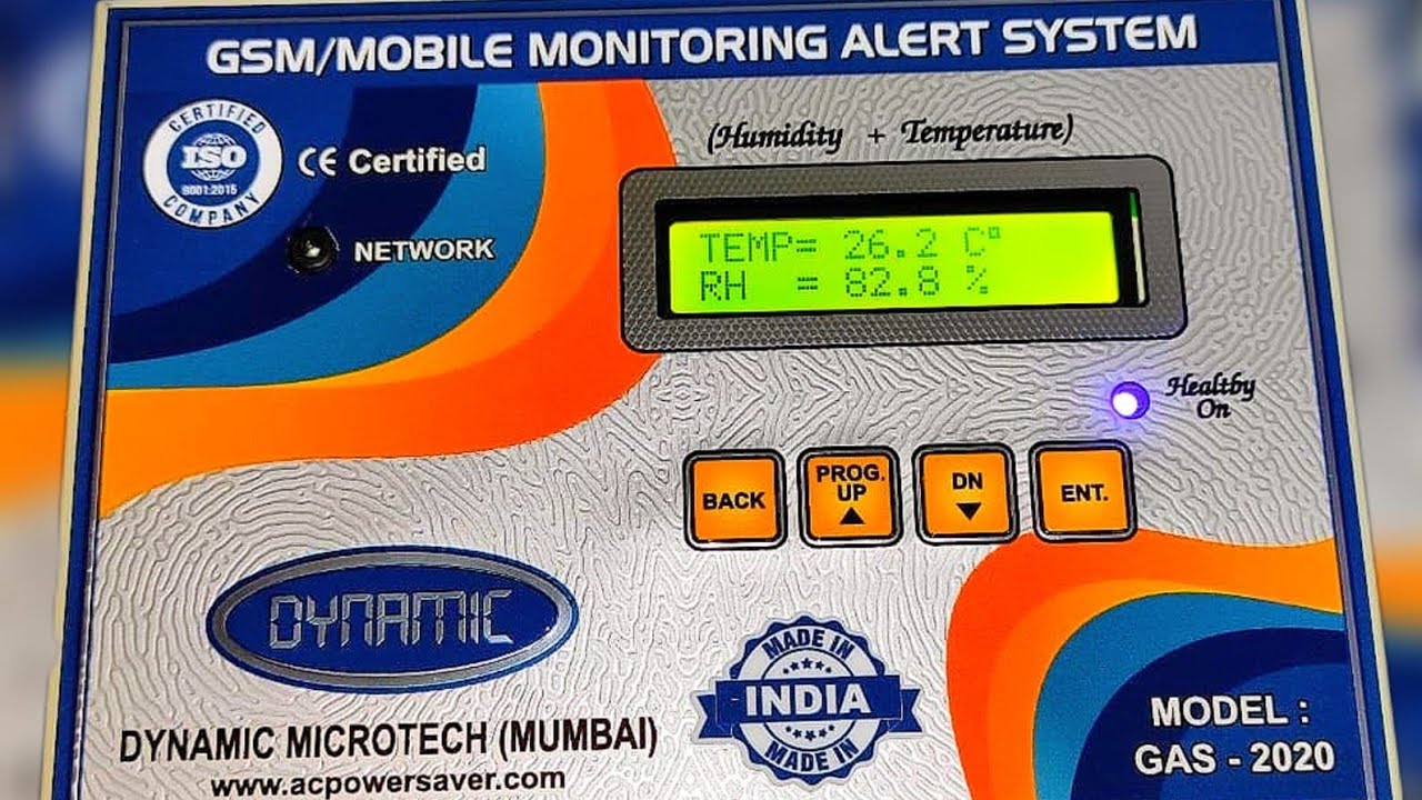 GSM Based Temperature & RH Alert Monitoring System GSM /IOT BASED with ...