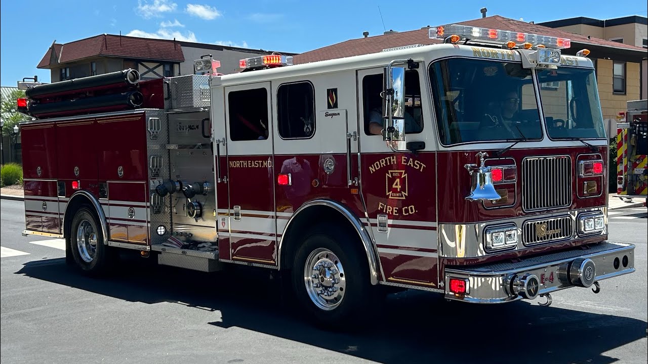 North East Volunteer Fire Company Engine 4 - YouTube