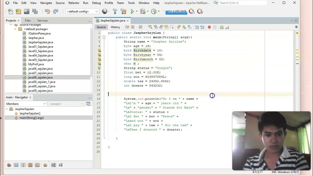 Tutorial 2 (Variable and Data Types) - YouTube