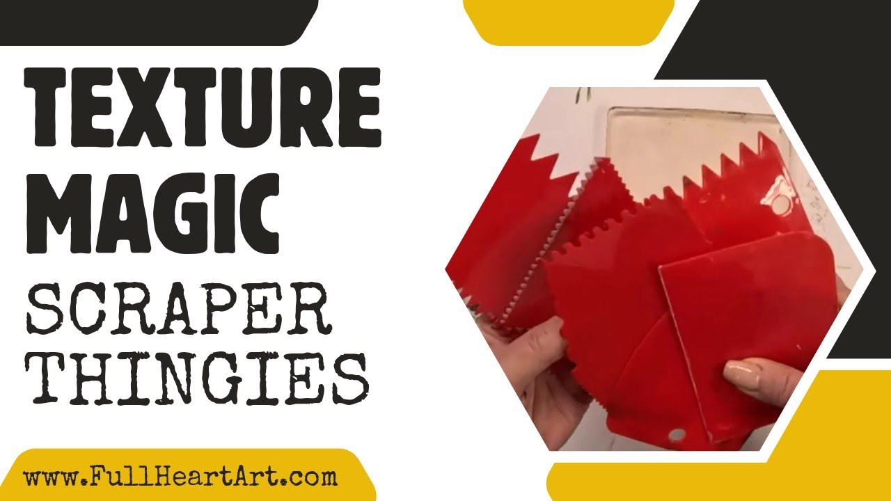 Texture magic at its finest with my secret weapon—Scraper Thing! 🖌️🎨 ...