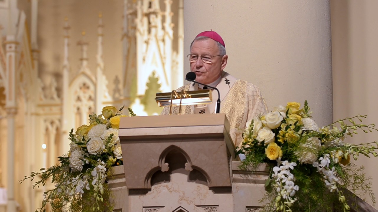 Mass of Welcome for Coadjutor Bishop David P. Talley - YouTube