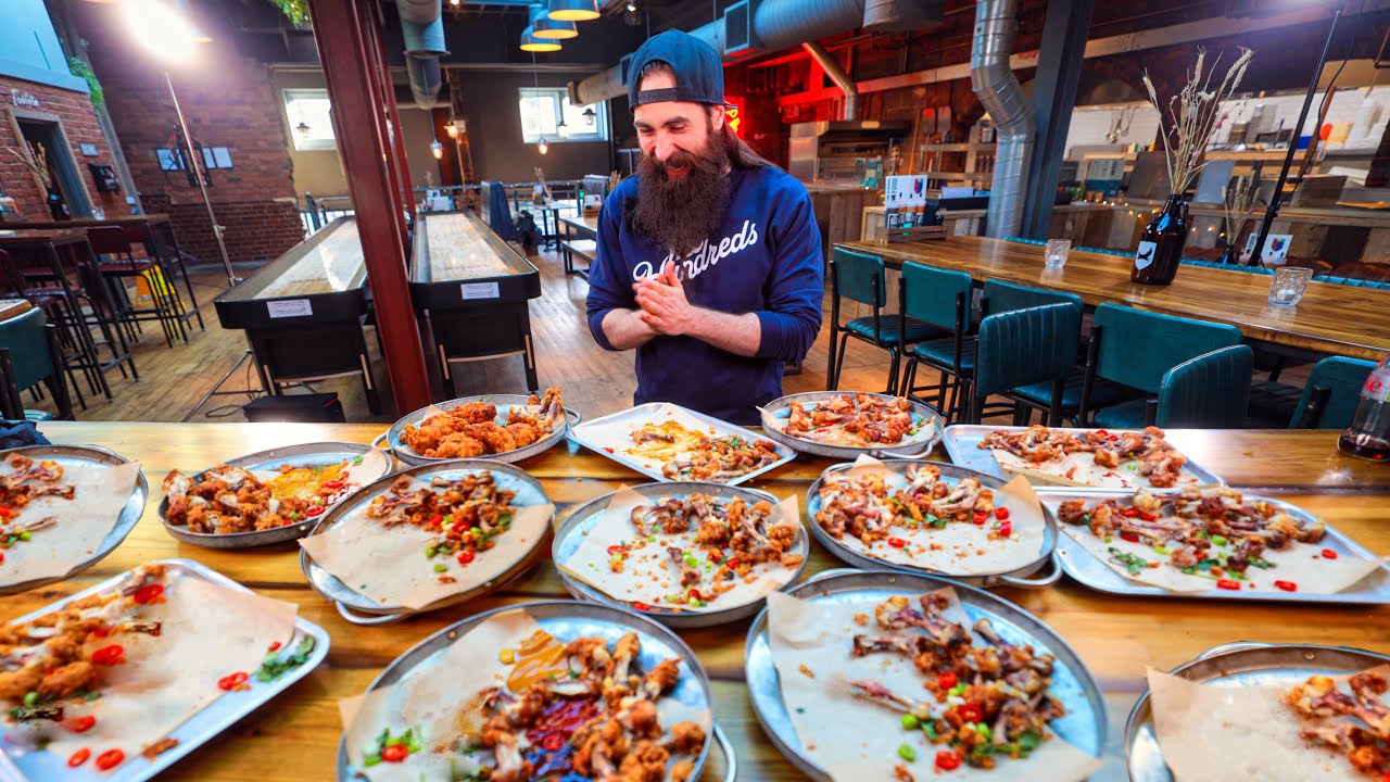 TRYING TO BEAT AN ALL YOU CAN EAT CHICKEN WING RECORD VS. A NORMAL ...