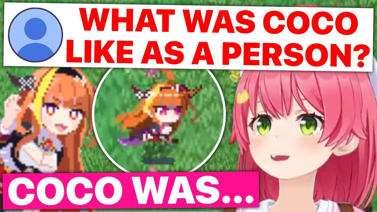 Miko Talks About Coco (Sakura Miko / Hololive) [Eng Subs] - YouTube