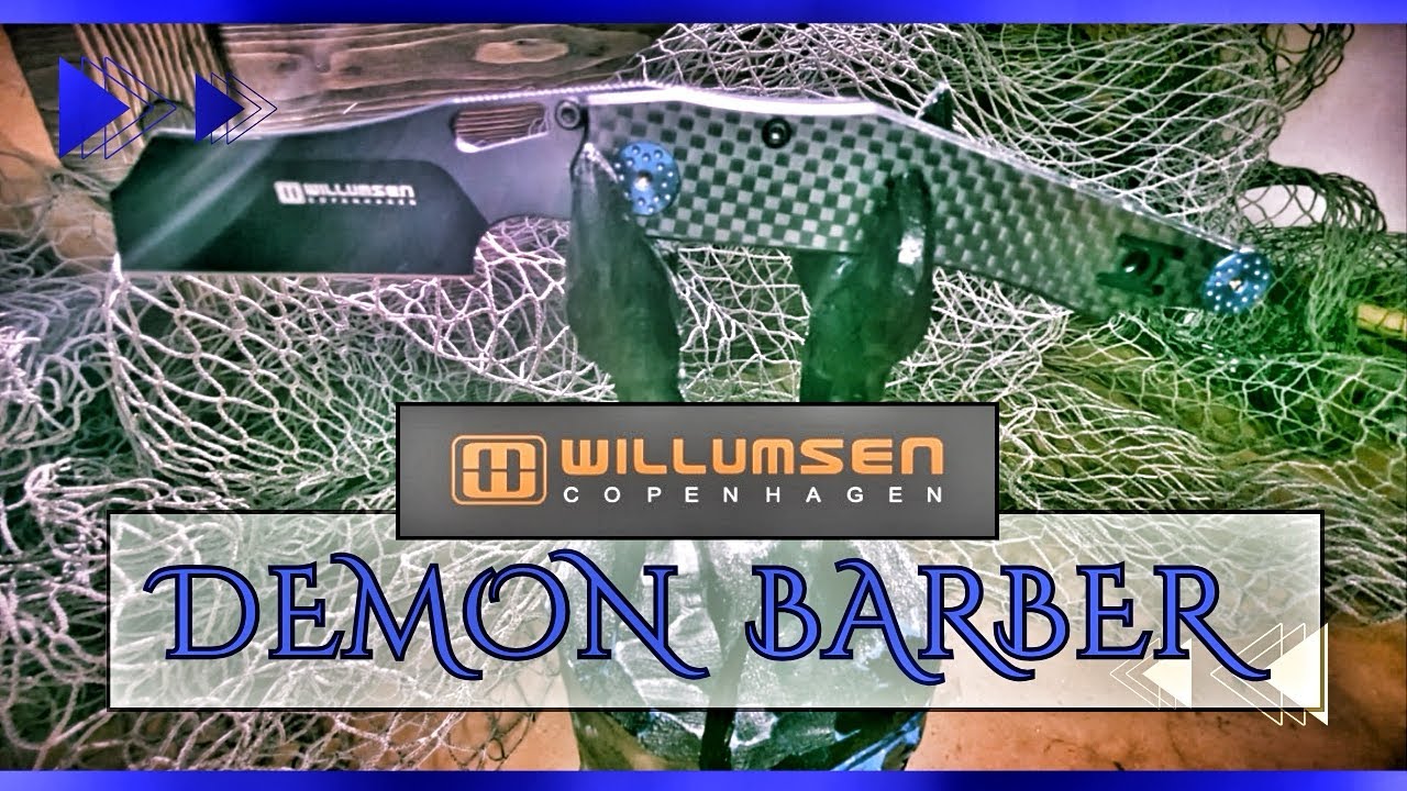 Demon Barber Knife Review - Willumsen Copenhagen - Daemon Barber - YouTube