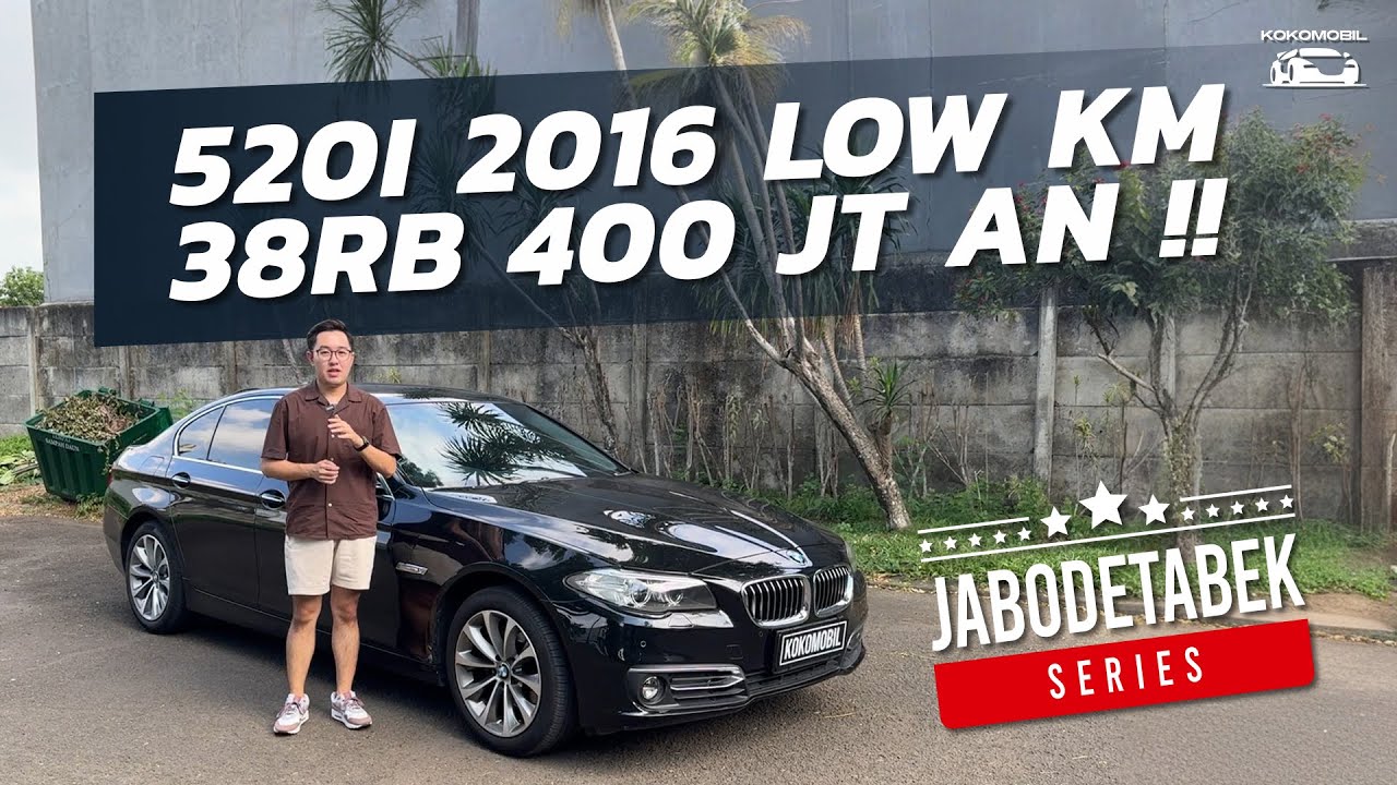 BMW 520i F10 LOW KM 38RB DIJUAL!! - YouTube