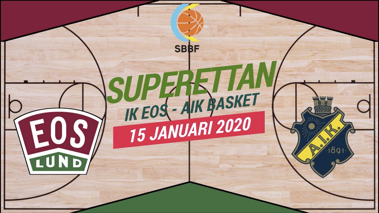 EOS Basket - AIK 15.02.2020 - YouTube