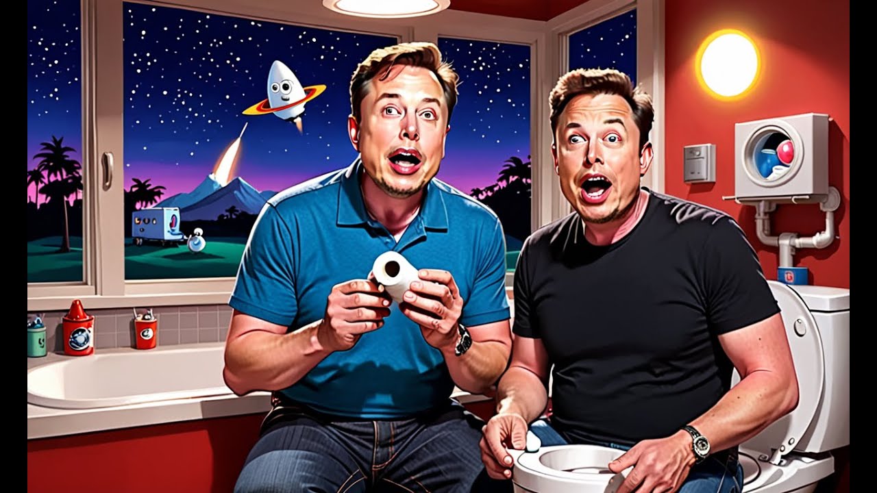 Elon Musk's POOP-POWERED Toilet Disaster! (Tesla Toilet Review Gone ...