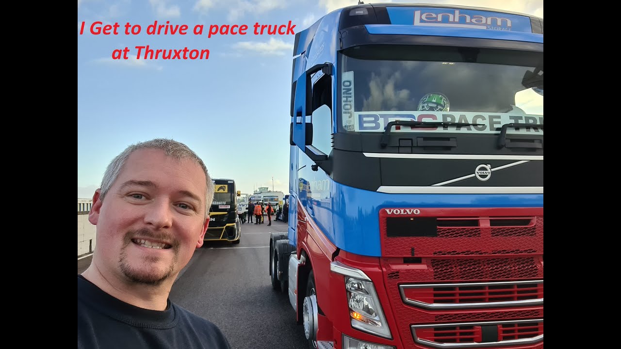 UK HGV driver pace truck at Thruxton Truck Racing Weekend - YouTube