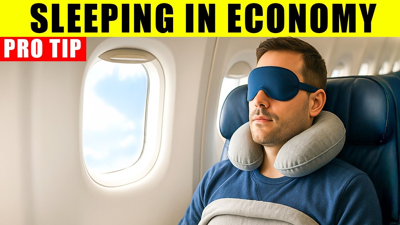 How to Sleep Comfortably in ECONOMY Class! - YouTube