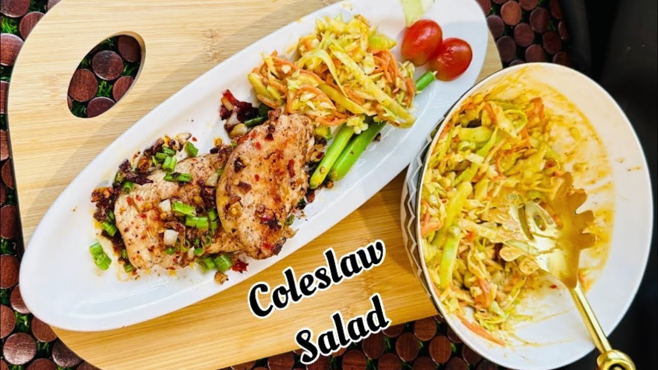 Coleslaw salad recipe 🥗|simple salad|How to make salad| കോൾസ്ലോ സാലഡ് ...