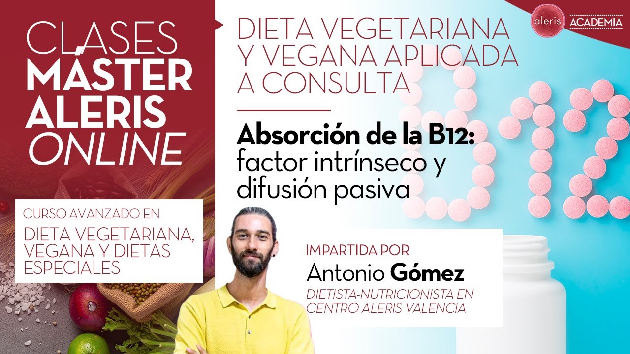 Absorción de la vitamina B12: factor intrínseco y difusión pasiva ...