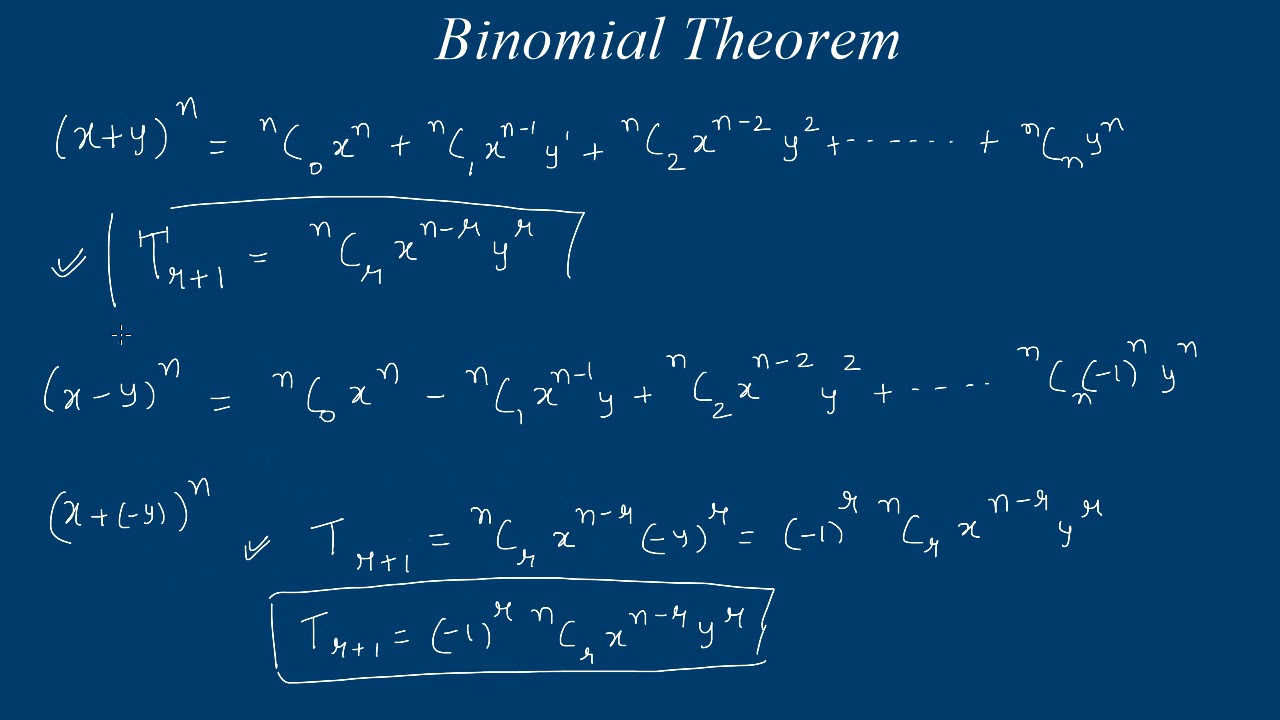 How to find general term and middle term of binomial expansion class 11 ...