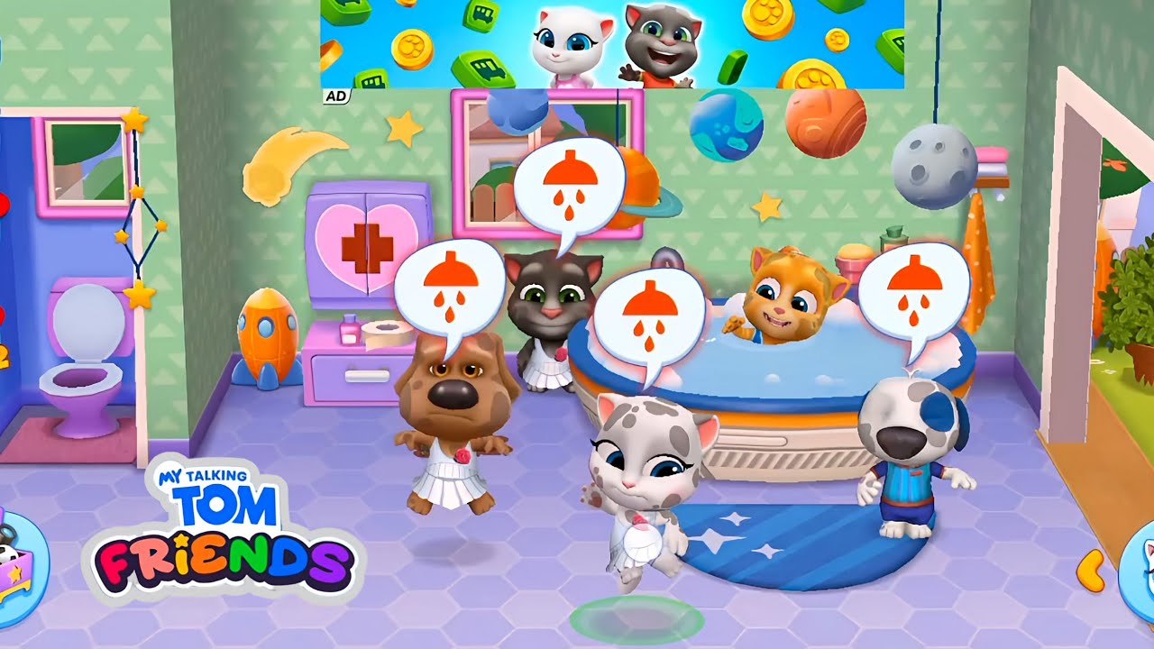 Tom Friends Funny Moments - My Talking Tom Friends New Funny Episode ...