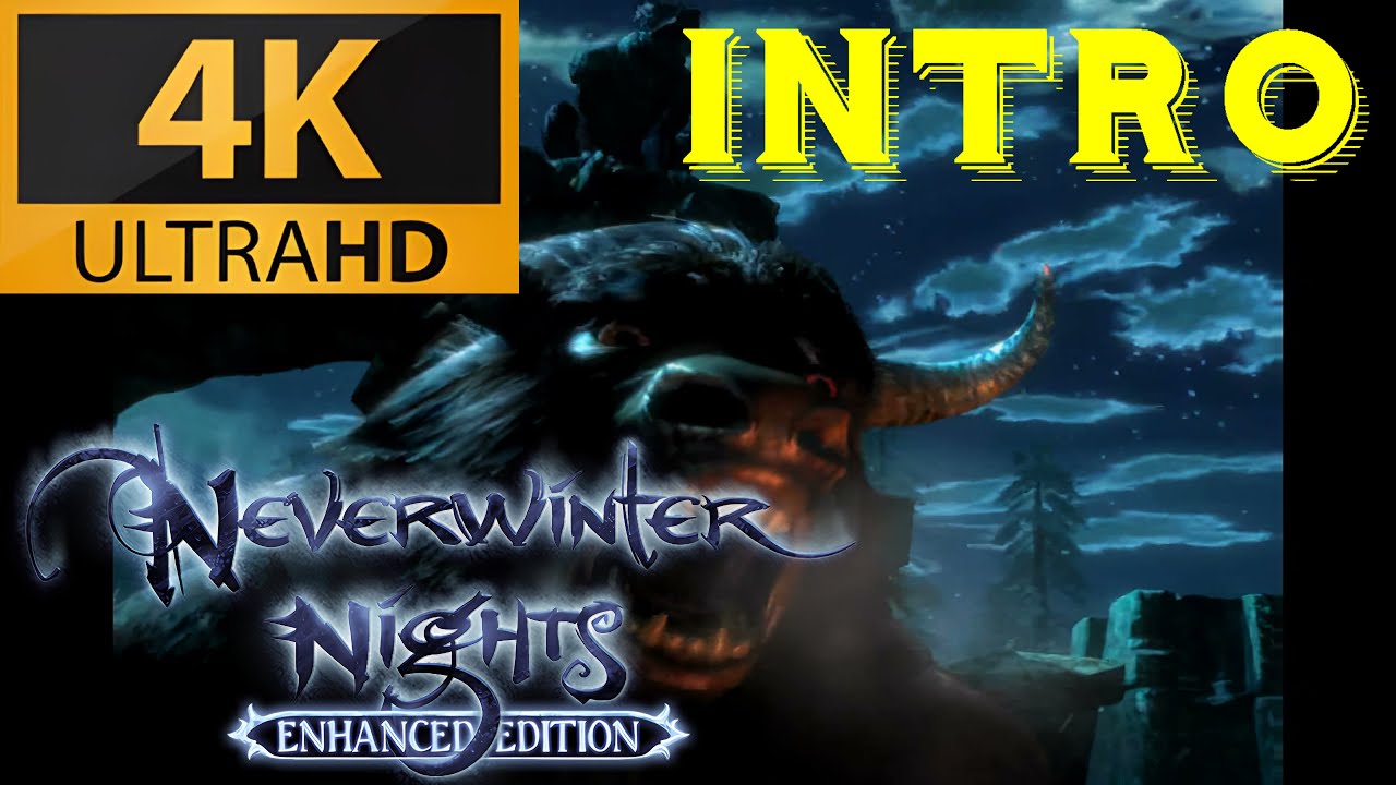 Neverwinter Nights - Intro (AI enhanced 4K 60fps) - YouTube