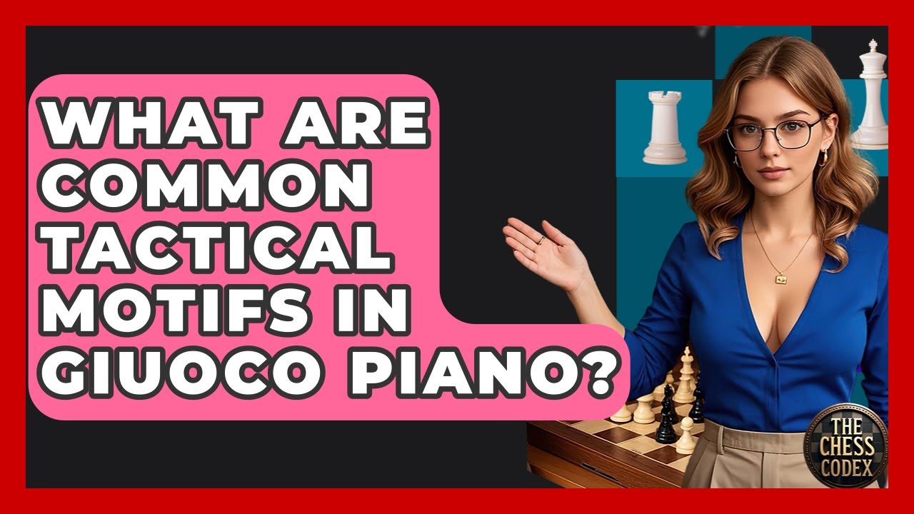 What Are Common Tactical Motifs In Giuoco Piano? - The Chess Codex - YouTube