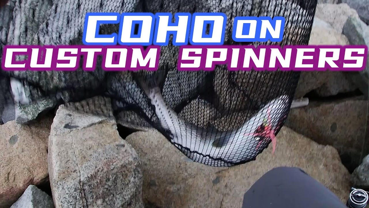 COHO CAUGHT WITH MY CUSTOM MADE SPINNERS | WEST VANCOUVER BC # ...