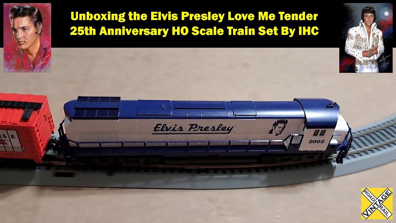 Unboxing the Elvis Presley Love Me Tender 25th Anniversary HO Scale ...