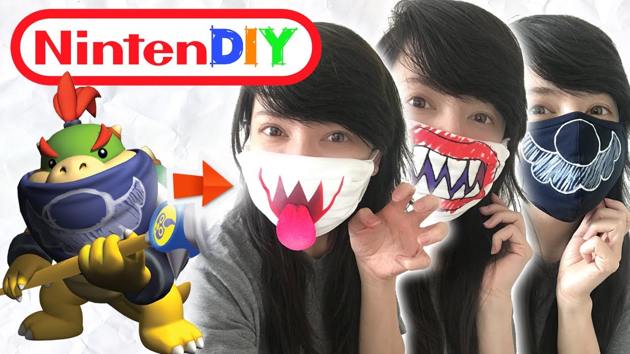 How to Make Super Mario 3D All Stars Nintendo Masks - YouTube