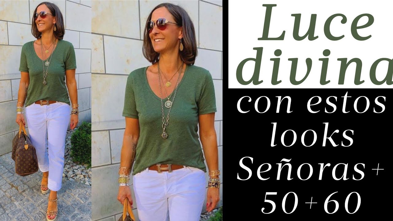 TIENES MAS DE 50 AÑOS LUCE DIVINA CON ESTOS LOOKS PARA SEÑORAS DE 50 60 ...