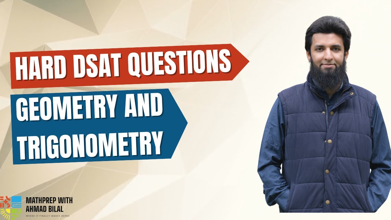 SAT Math - Hard Questions | Geometry and Trigonometry | Circles ...