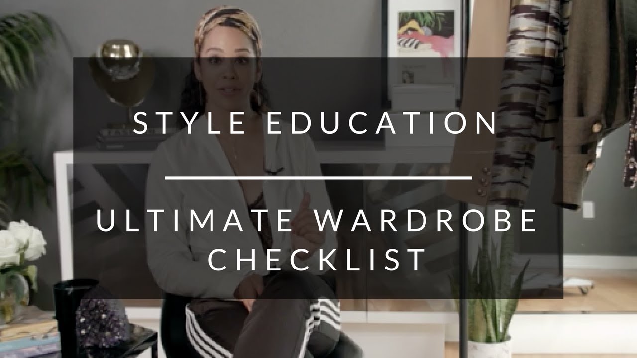 Ultimate Wardrobe Checklist For Women - YouTube