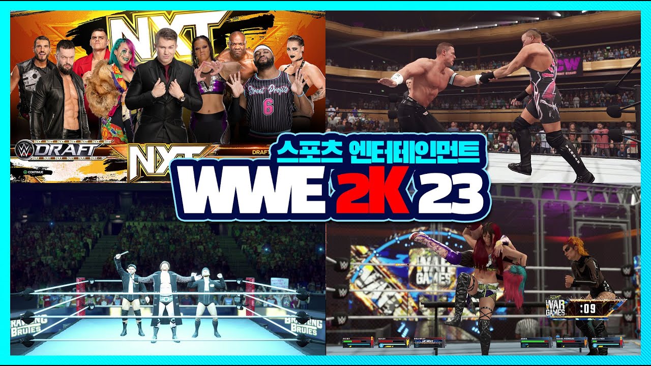 [WWE2K23] 주요 플레이 및 각종 모드들 한 번에 보여주는 영상! - YouTube